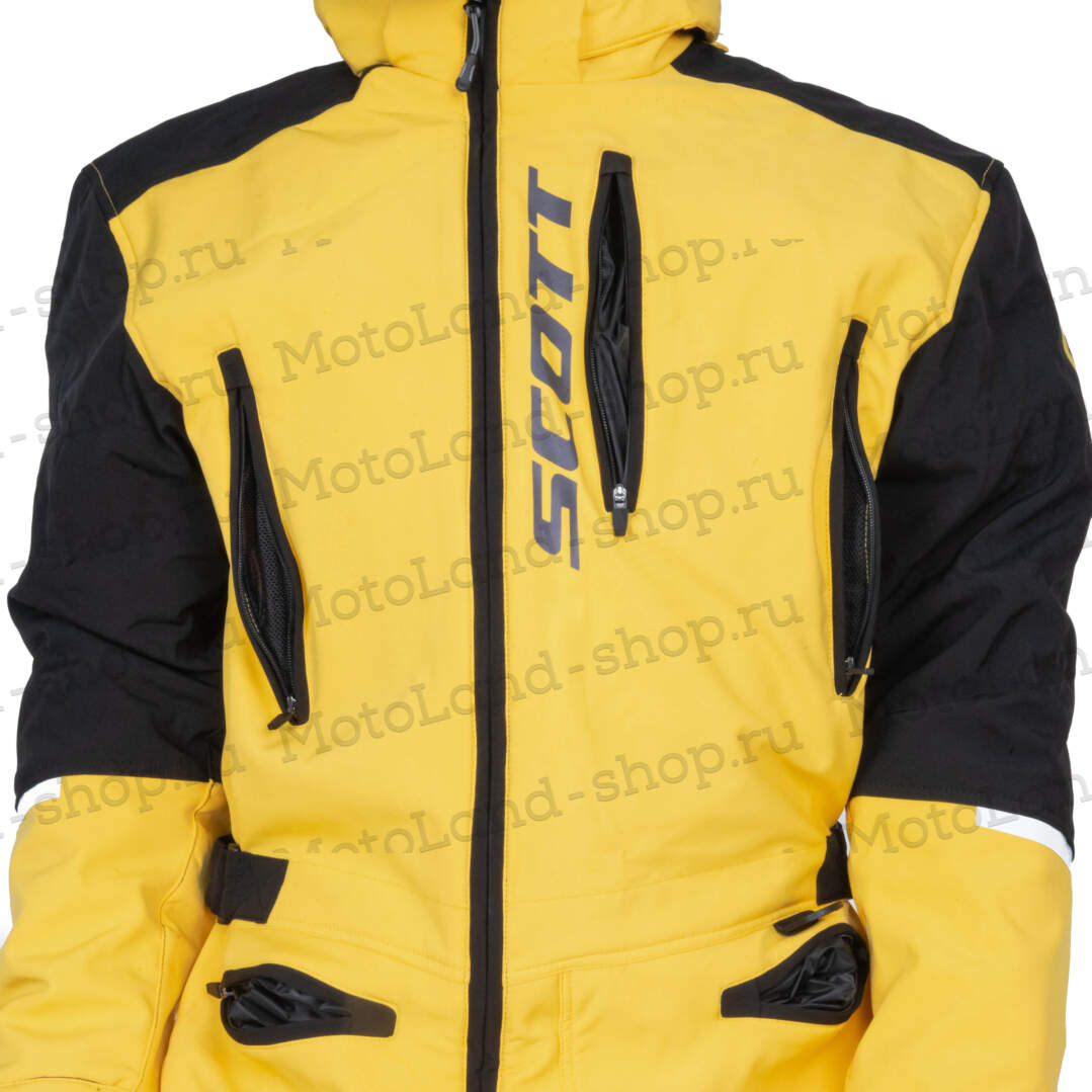 Комбинезон для снегохода SCOTT DS Shell Dryo One Piece №1 yellow-black ...